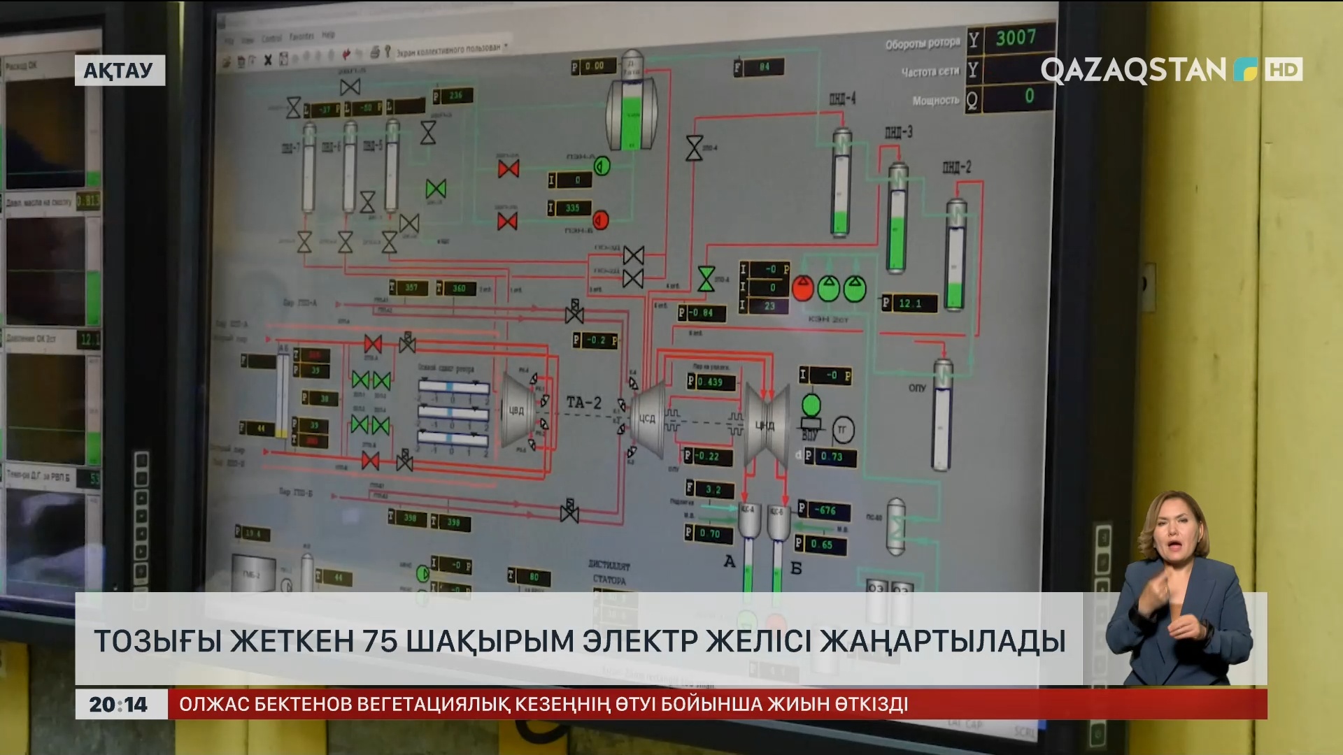 Ақтауда тозығы жеткен 75 шақырым электр желісі жаңартылады - «Qazaqstan» Ұлттық телеарнасы
